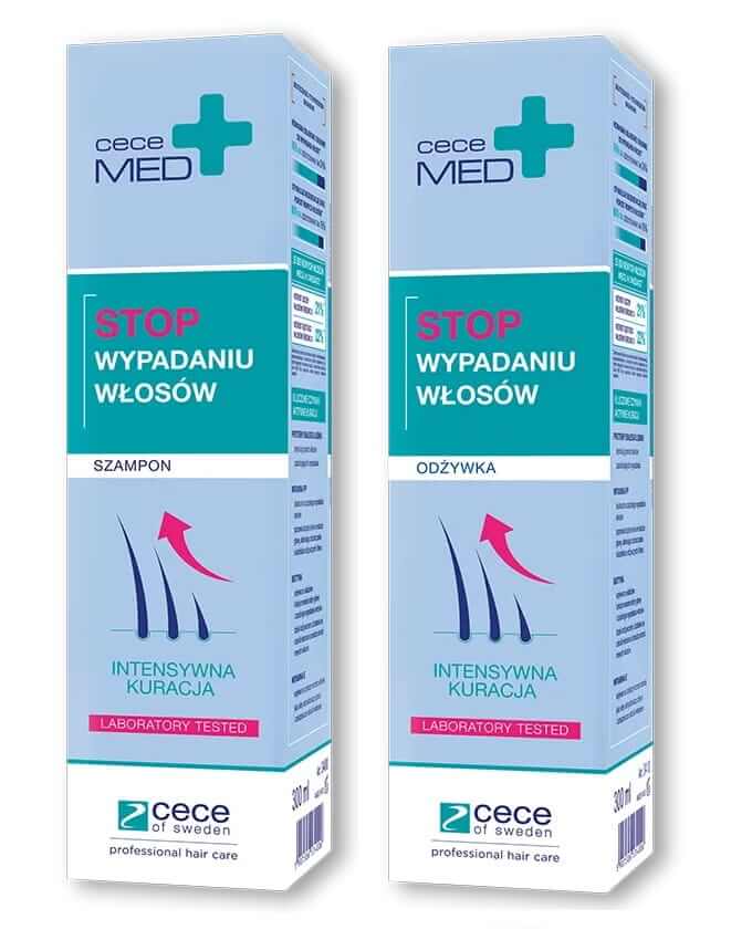 CeCe med Zestaw przeciw wypadaniu włosów szampon 300ml odżywka 300ml ...